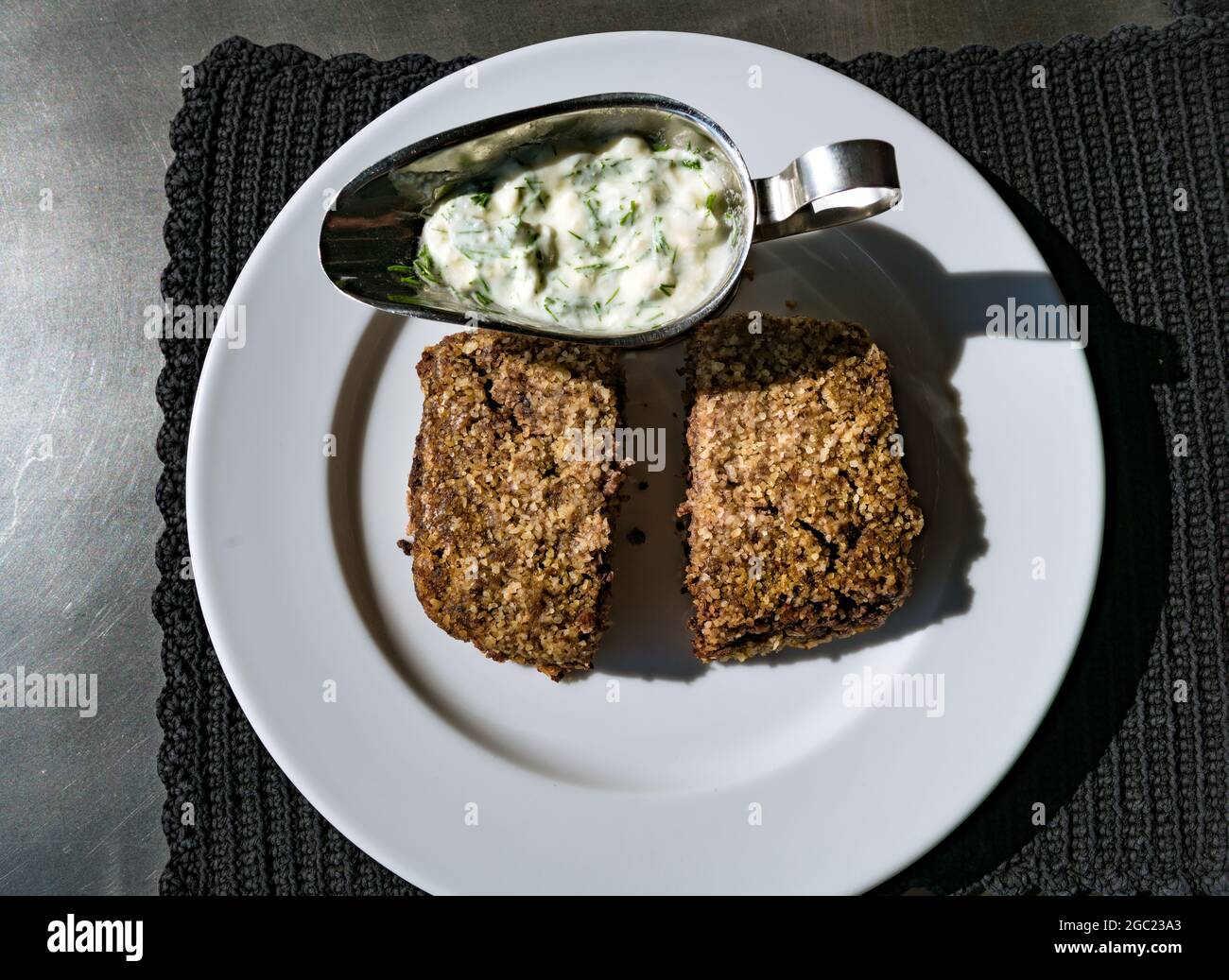 Smyrna Kufta served in Tufenkian restaurant at Sevan Lake, Armenia ...