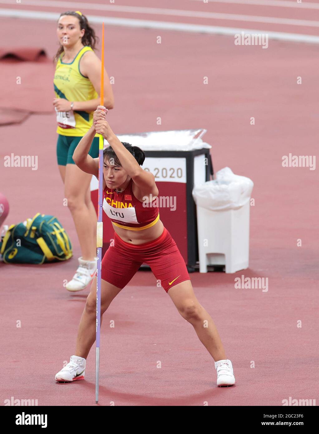 Tokyo, Japan. 6th Aug, 2021. Lyu Huihui of China competes during the ...