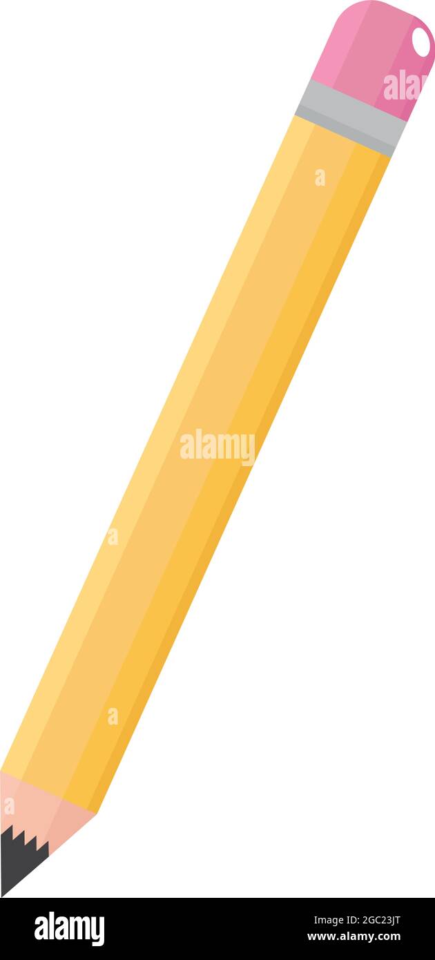 pencil with rubber Stock Vector Image & Art - Alamy