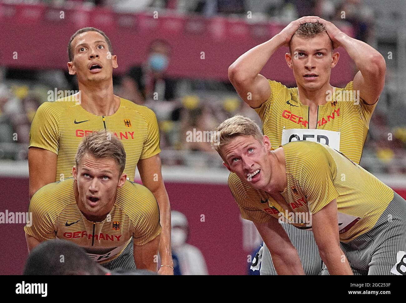 Tokyo, Japan. 06th Aug, 2021. Athletics: Olympics, 4 x 400 m, men ...