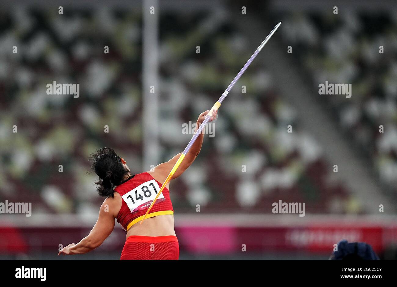 Tokyo, Japan. 6th Aug, 2021. Lyu Huihui of China reacts during the ...