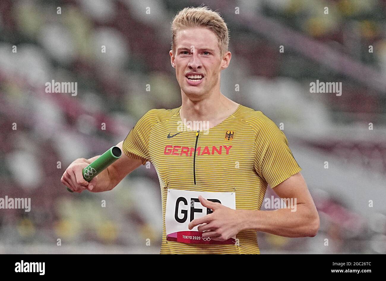 Tokyo, Japan. 06th Aug, 2021. Athletics: Olympics, 4 x 400 m, men ...