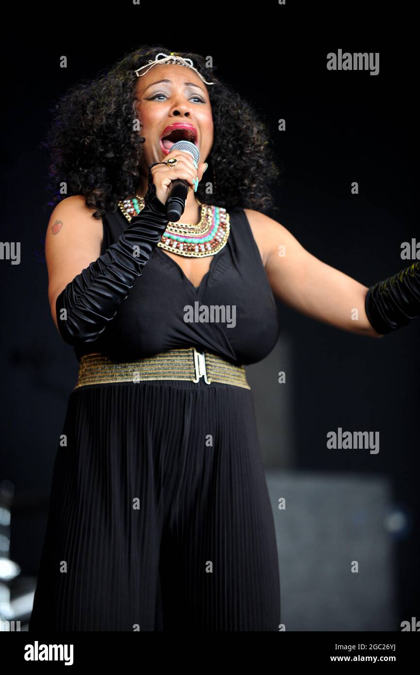 Odyssey Performing at Clumber park 80s Festival Stock Photo - Alamy