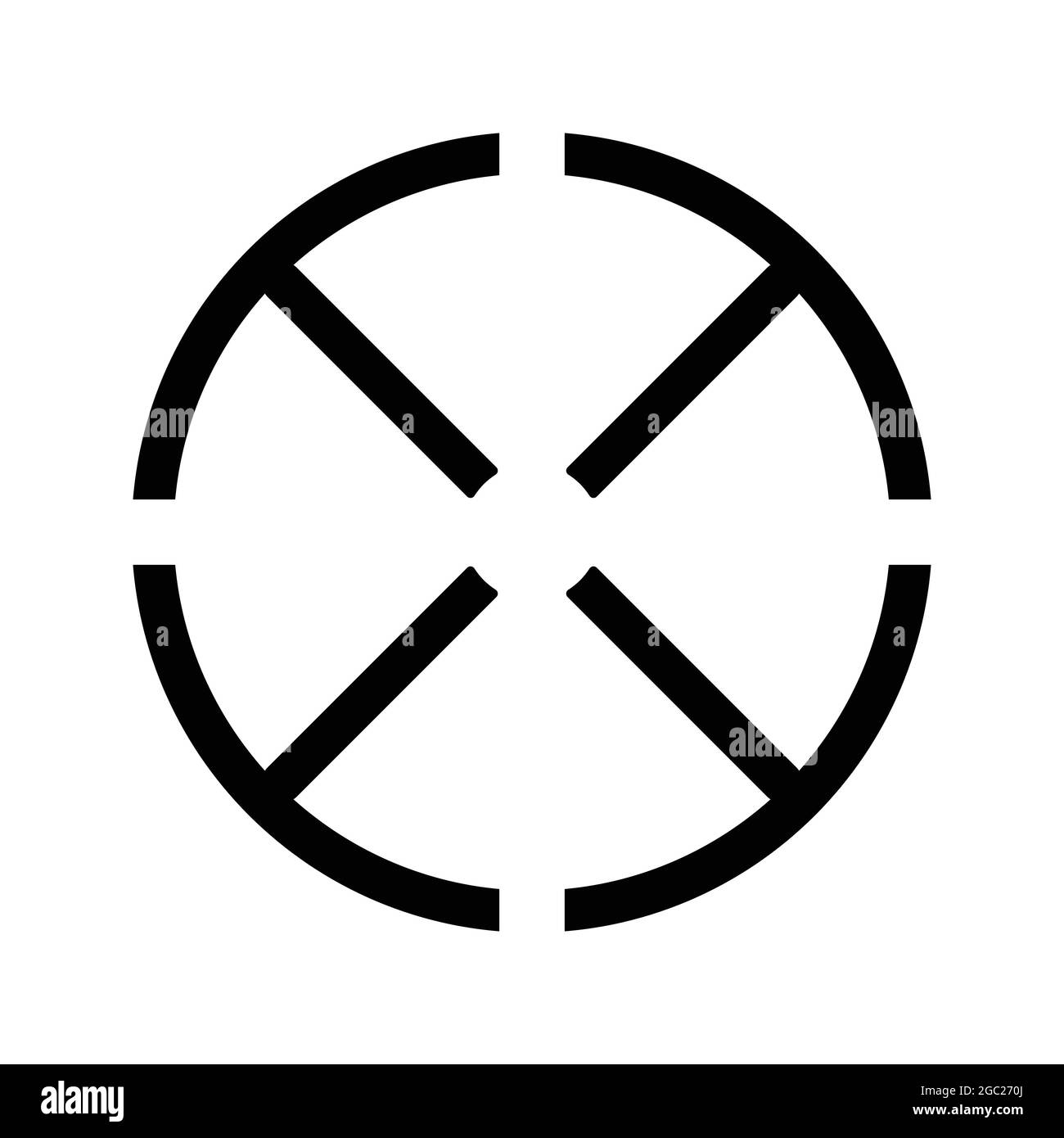 Target aim icon, archer sports game symbol. Game aiming sight dot ...
