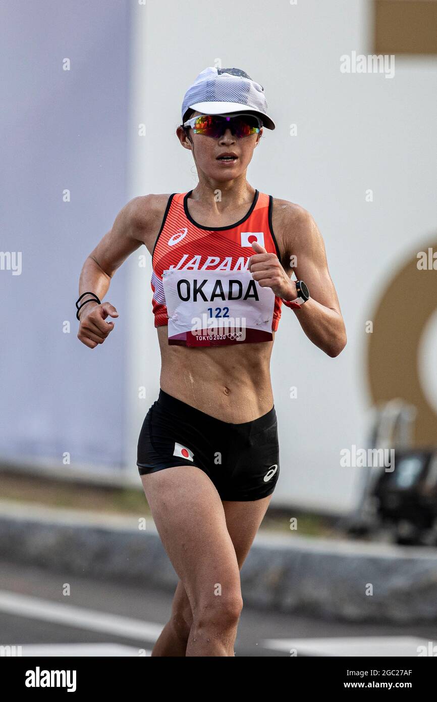 Hokkaido, Japan. 6th Aug, 2021. Kumiko Okada (JPN) Race Walk : Women's ...