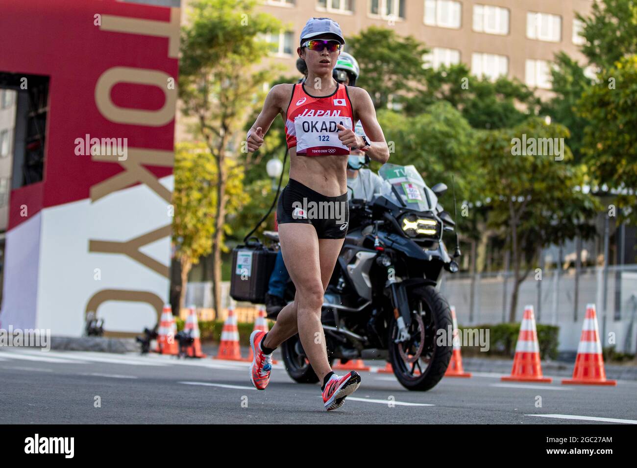 Hokkaido, Japan. 6th Aug, 2021. Kumiko Okada (JPN) Race Walk : Women's ...