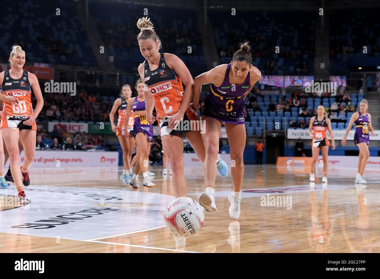 SYDNEY, AUSTRALIA - MAY 16: Kim Ravaillion of the Queensland Firebirds ...