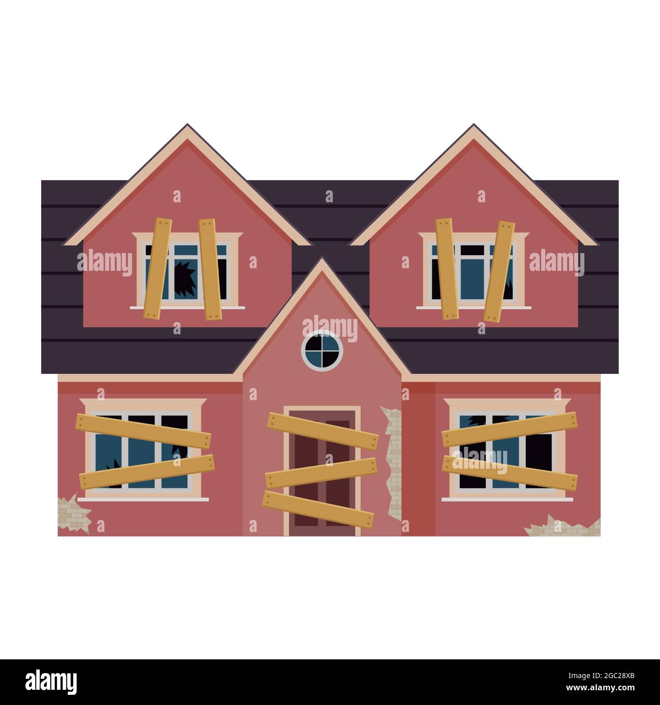 Old village cartoon hi-res stock photography and images - Alamy