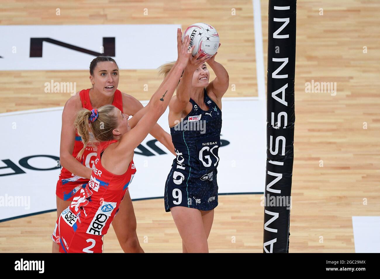 SYDNEY, AUSTRALIA - MAY 16: Maddy Turner of the NSW Swifts and Ruby ...