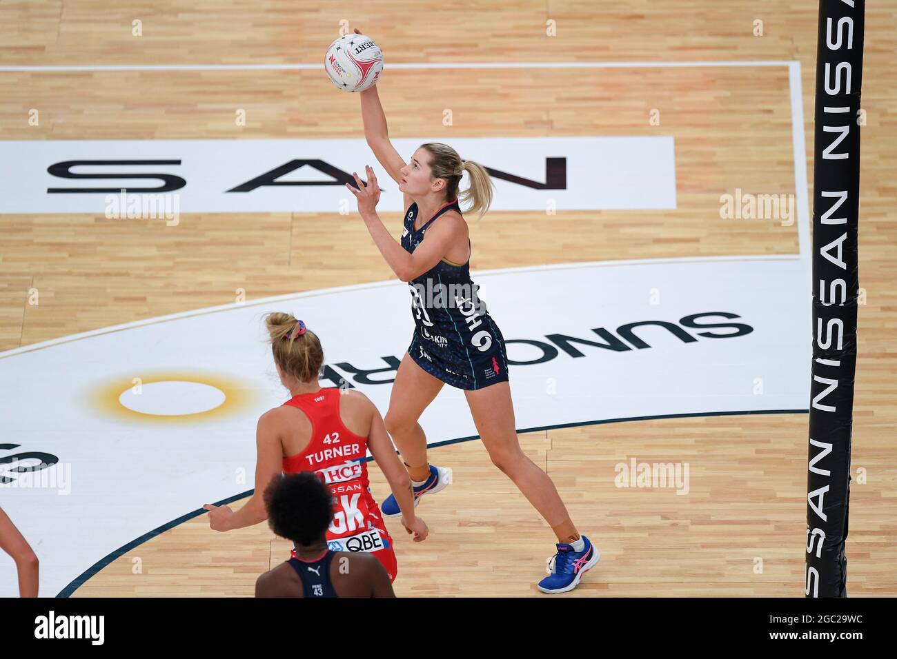 SYDNEY, AUSTRALIA - MAY 16: Ruby Barkmeyer of the Melbourne Vixens ...