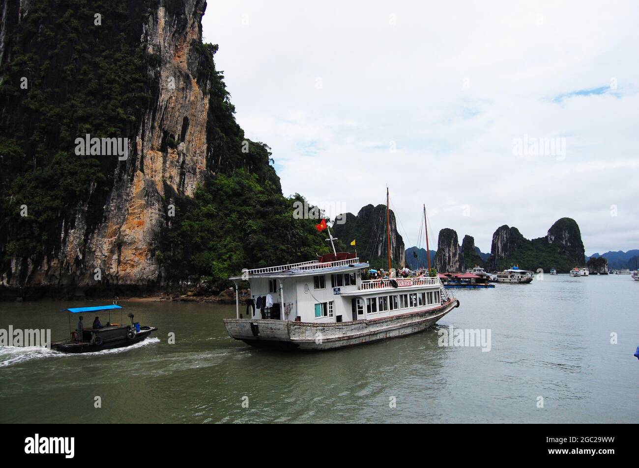 Halong or Ha Long Bay UNESCO World Natural Heritage Site and popular ...