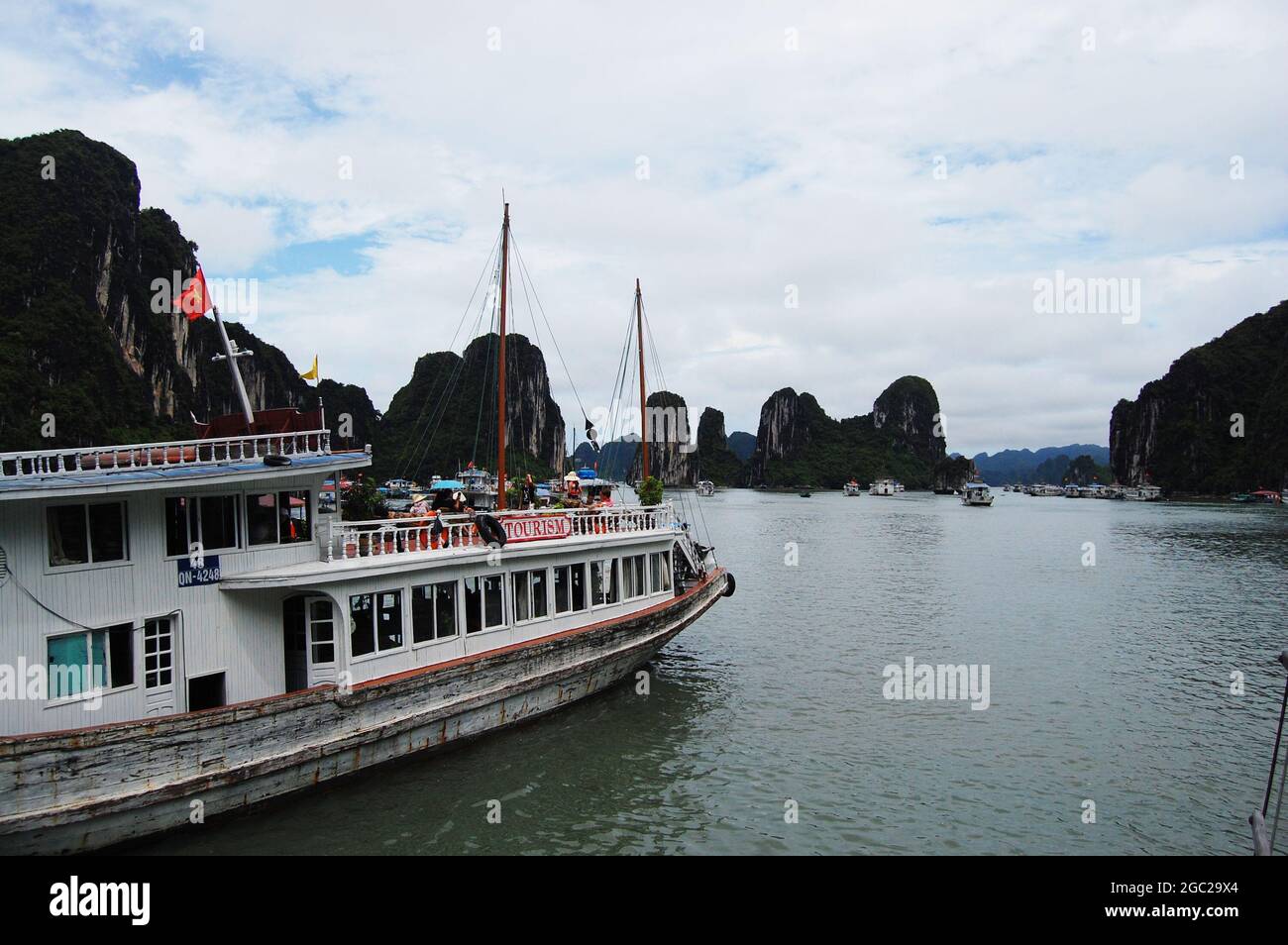 Halong or Ha Long Bay UNESCO World Natural Heritage Site and popular ...
