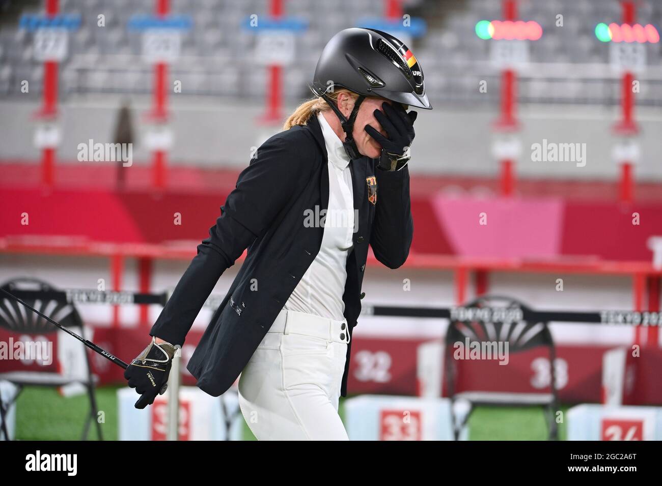 Annika SCHLEU (GER) cries bitterly, desperate, desperation, show ...