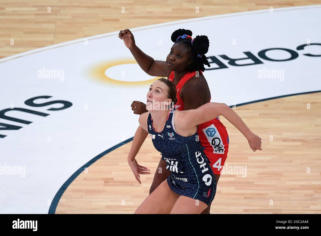 SYDNEY, AUSTRALIA - MAY 16: Emily Mannix of the Melbourne Vixens and ...
