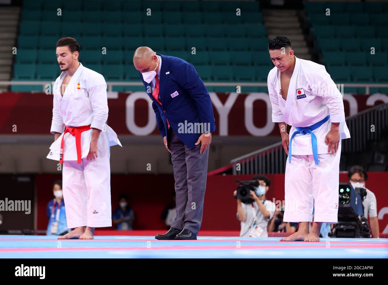 Tokyo Japan 6th Aug 2021 L R Damian Quintero Esp Ryo Kiyuna