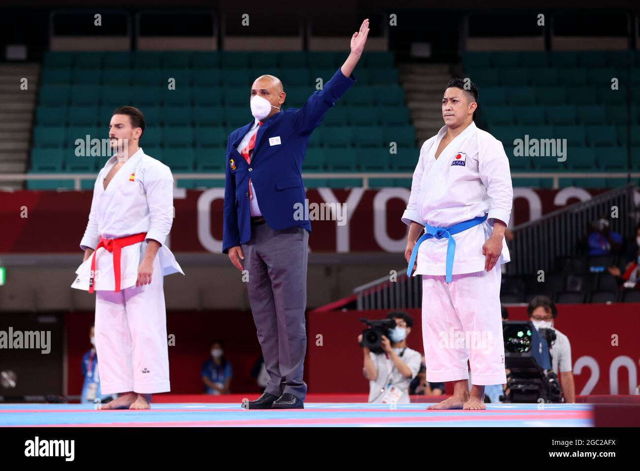 Tokyo Japan 6th Aug 2021 L R Damian Quintero Esp Ryo Kiyuna