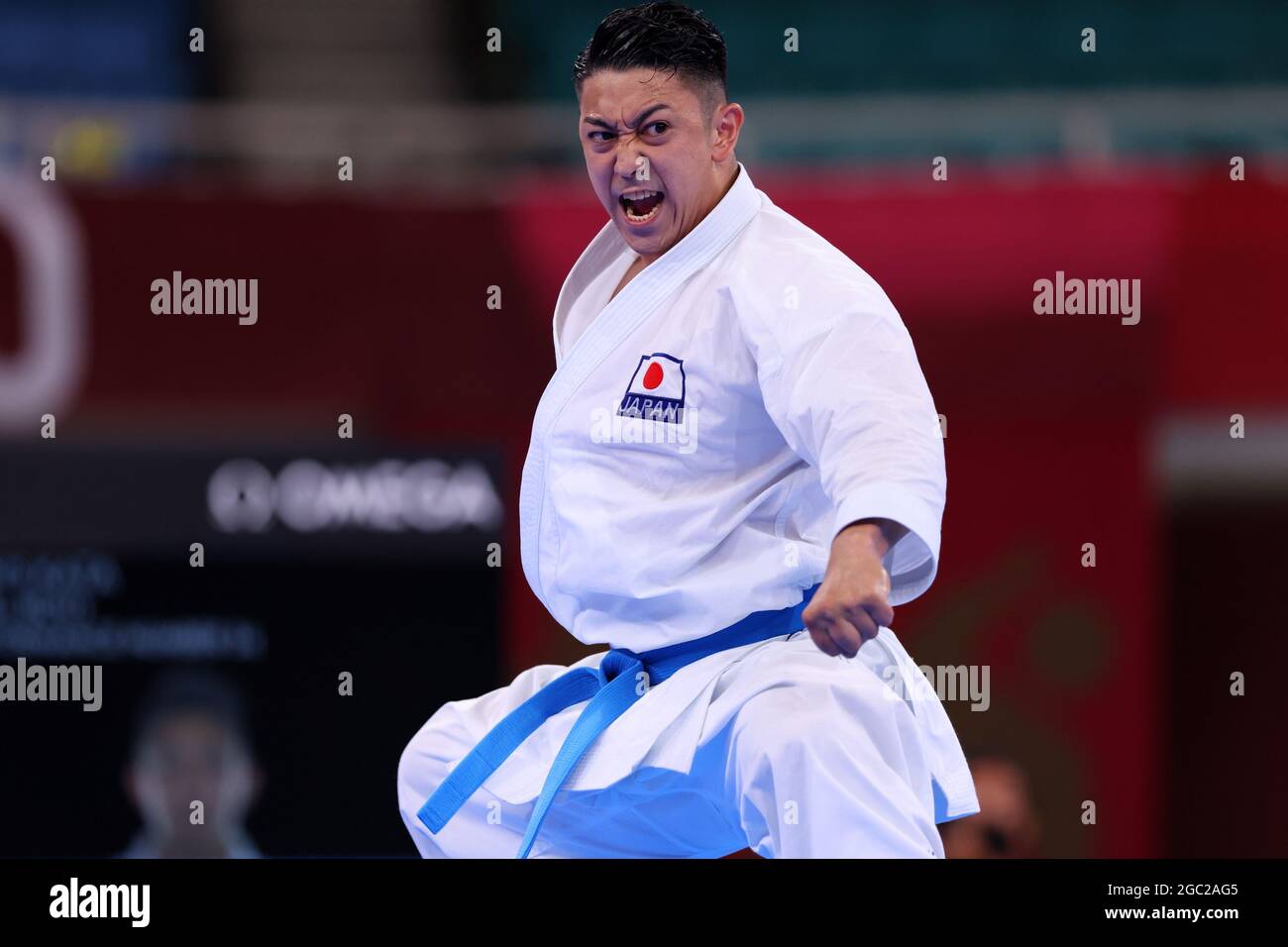 Tokyo, Japan. 6th Aug, 2021. Ryo Kiyuna (JPN) Karate : Men's Kata Final ...