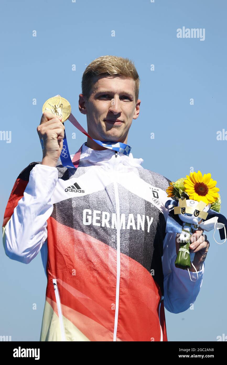 Tokyo, Japan,06/08/2021, WELLBROCK Florian (GER) Gold Medal during the ...