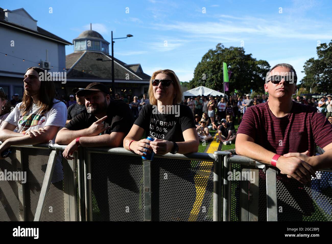 Fans at the 2021 Spring Loaded Festival . Credit: Pete Dovgan/Speed ...