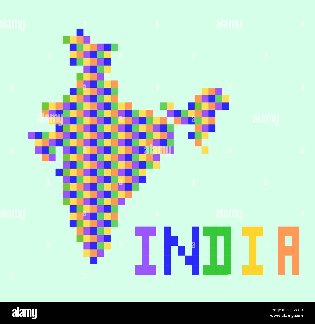 India sign art hi-res stock photography and images - Alamy