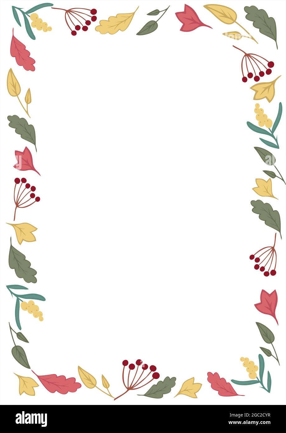 Autumn Leaf Page Border