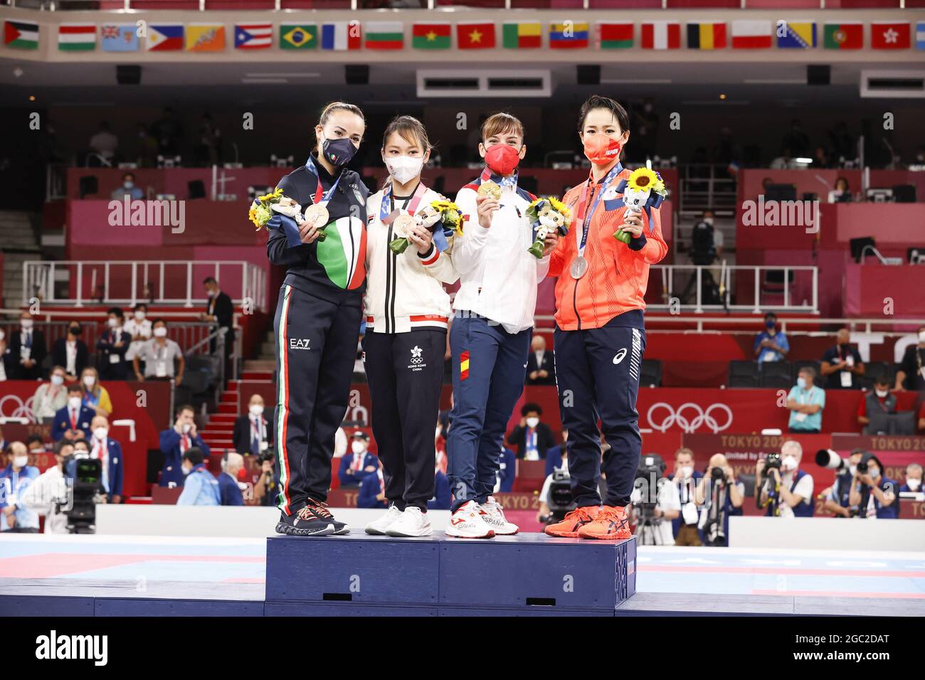 BOTTARO Viviana (ITA) Bronze Medal, LAU Mo Sheung Grace (HKG) Bronze ...