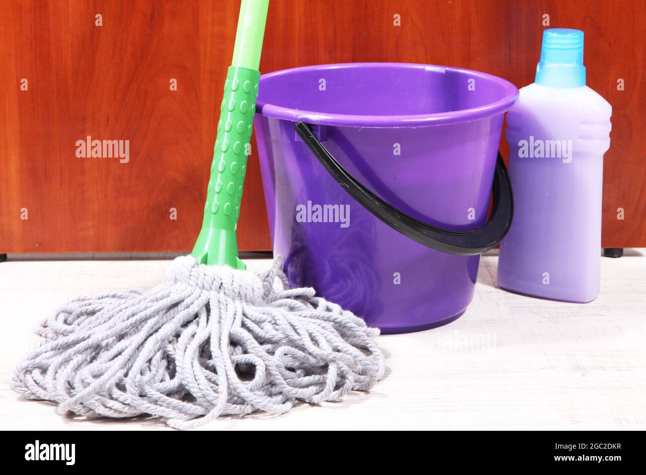 Washing the floor and all floor cleaning Stock Photo - Alamy