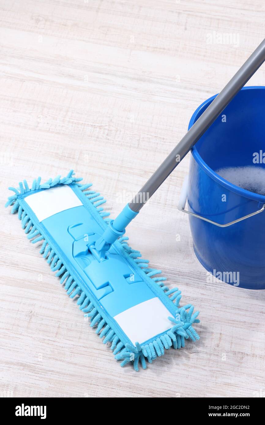 Washing the floor and all floor cleaning Stock Photo - Alamy