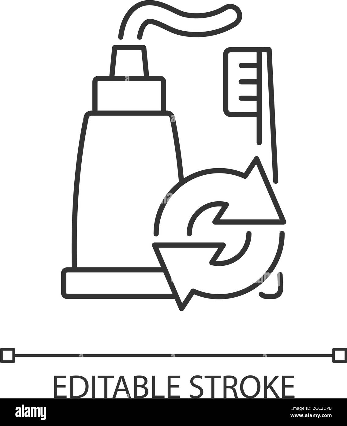 Brush with tooth paste Black and White Stock Photos & Images - Alamy