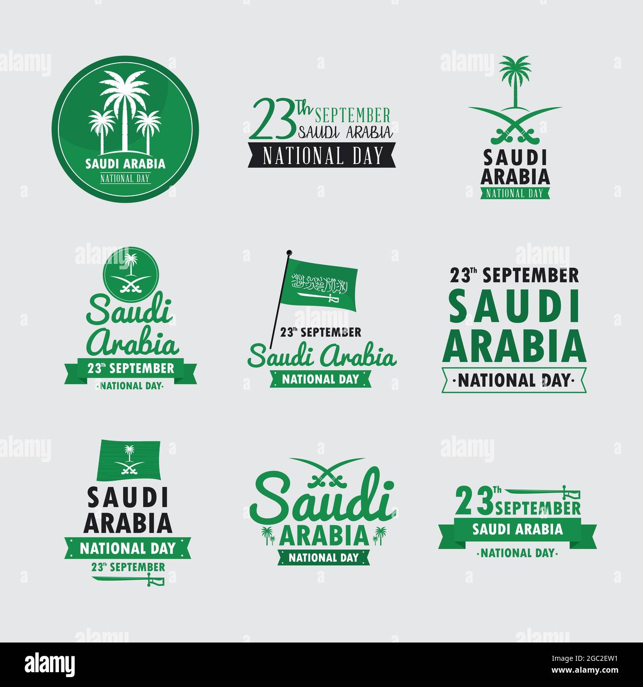 national day icons in saudi arabia Stock Vector Image & Art - Alamy