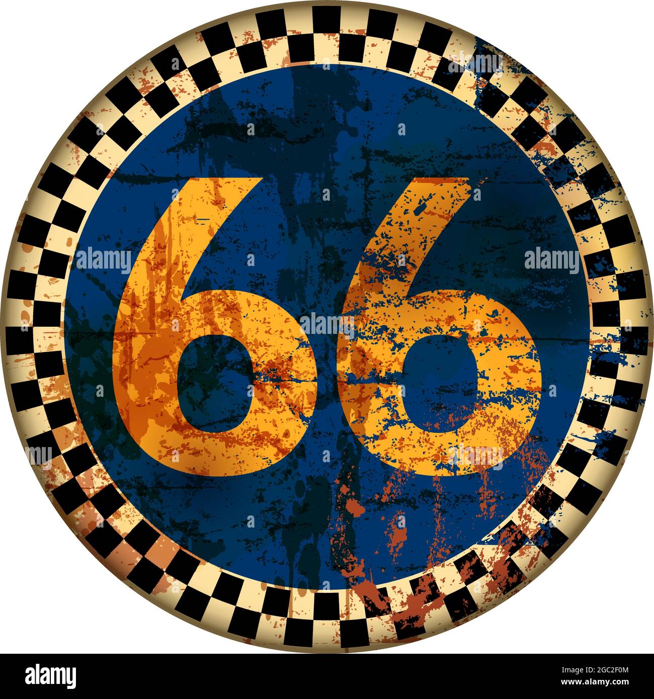 Highway 66 Stock Vector Images - Alamy