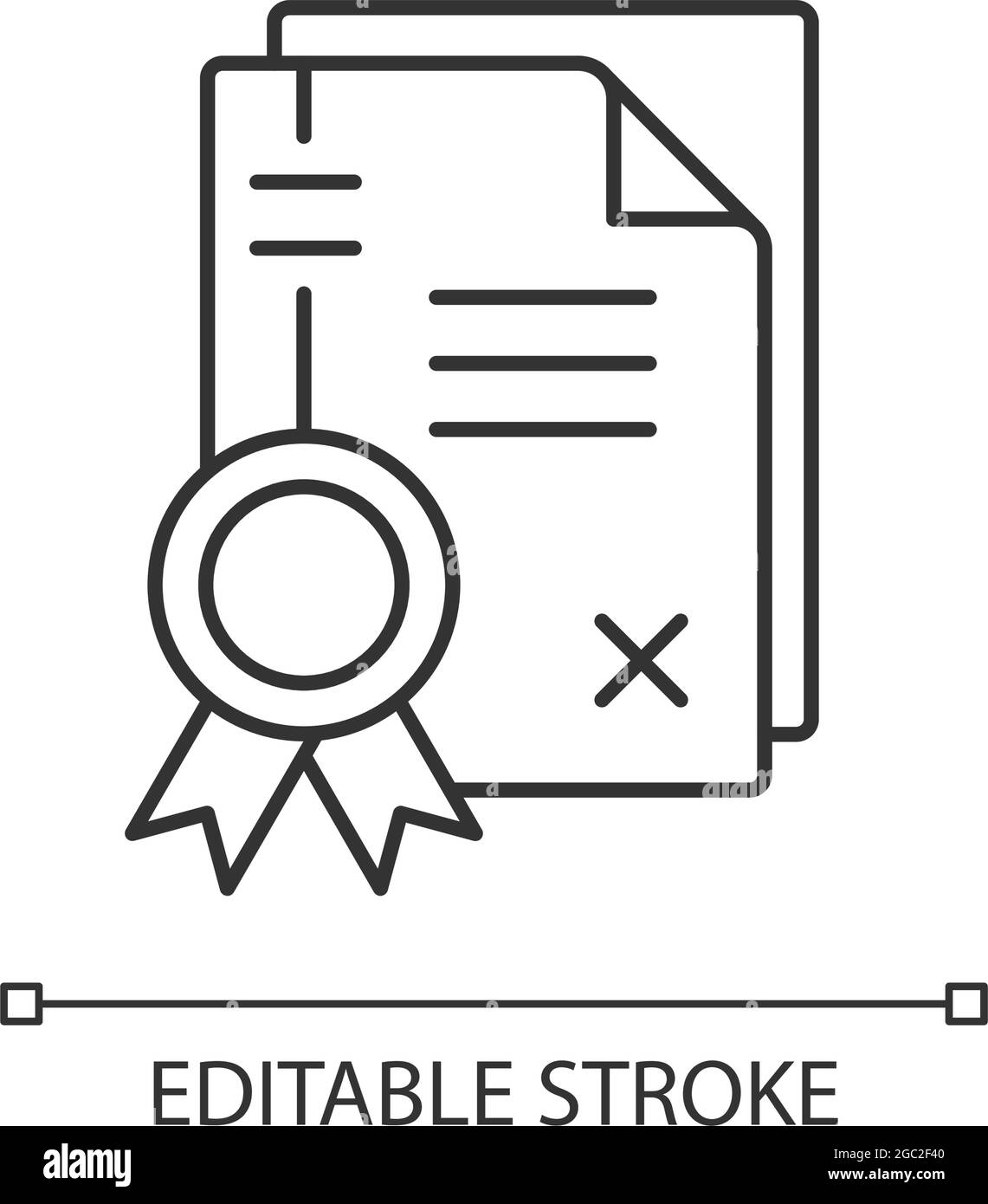 Patents linear icon Stock Vector Image & Art - Alamy