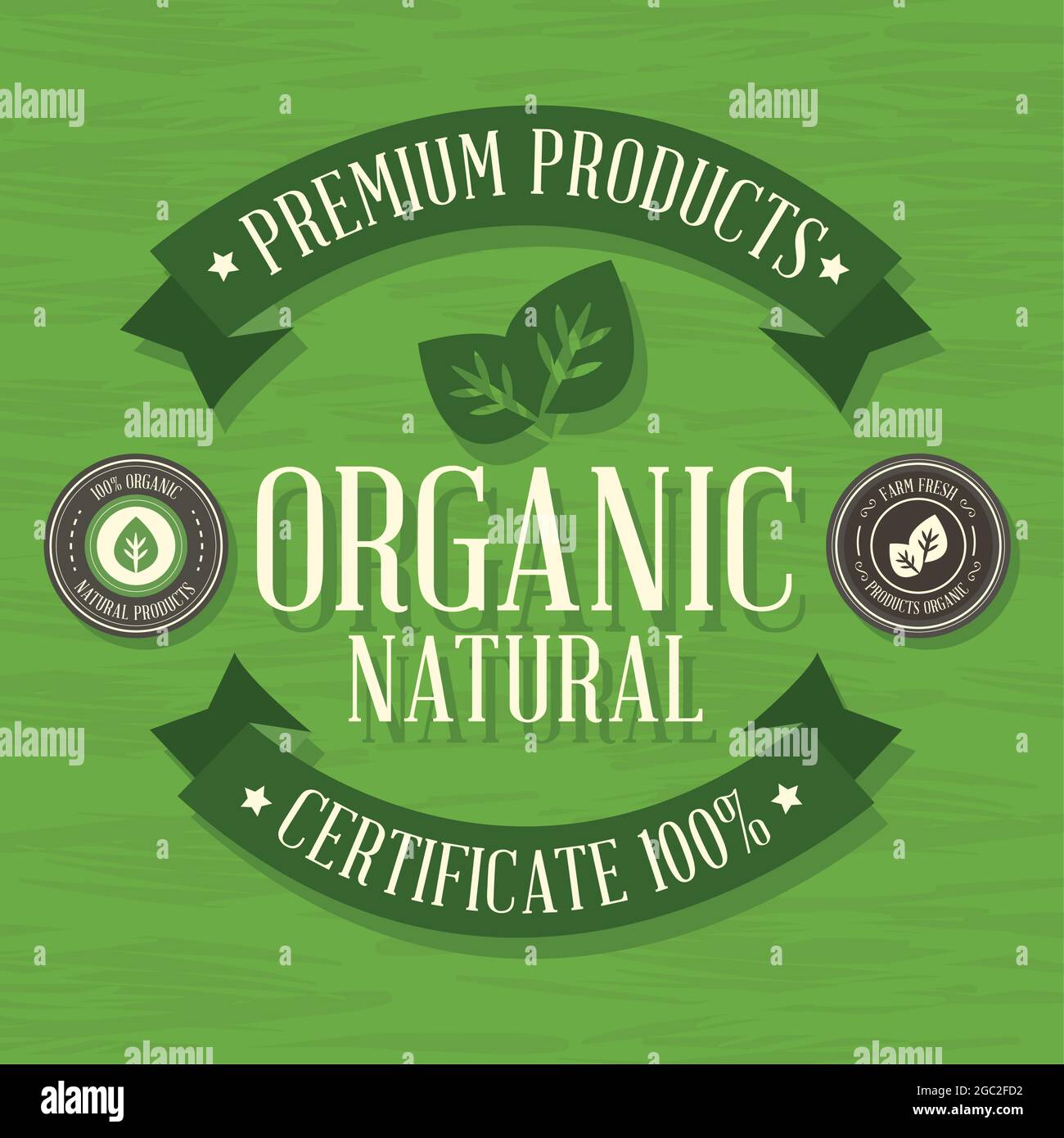 organic and natural products Stock Vector Image & Art - Alamy
