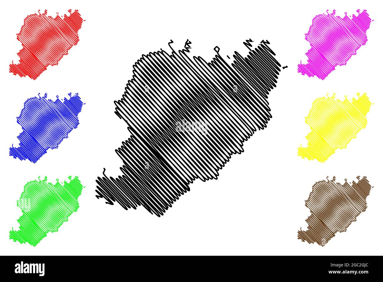 Piacenza province (Italy, Italian Republic, Emilia-Romagna region) map ...