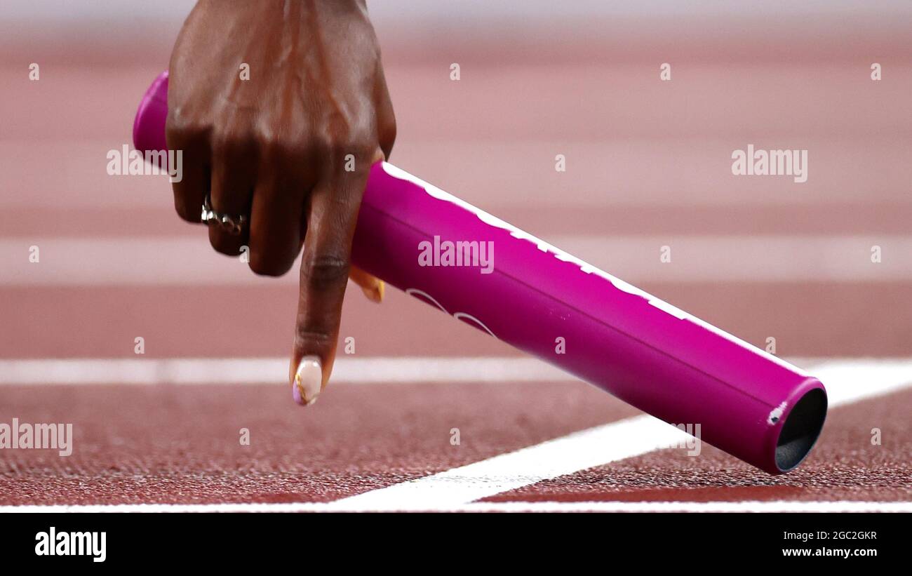 Tokyo 2020 olympics relay baton hi-res stock photography and images - Alamy
