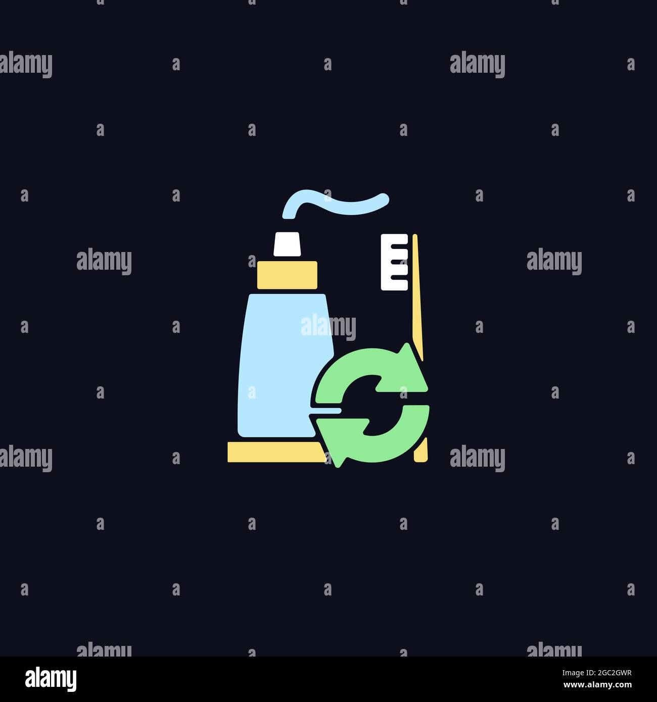 Black line toothbrush tube toothpaste hi-res stock photography and ...