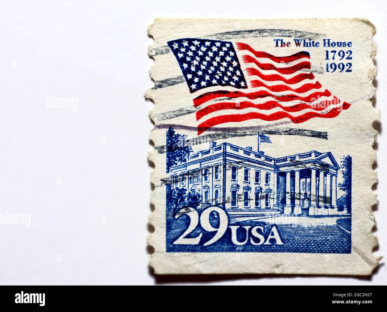 A postage stamp printed in the United States of America shows the ...