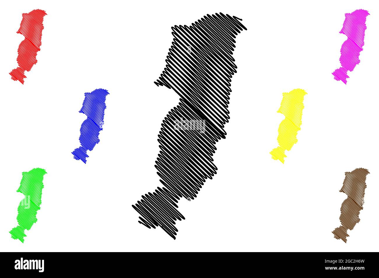 Prato province (Italy, Italian Republic, Tuscany or Toscana region) map ...
