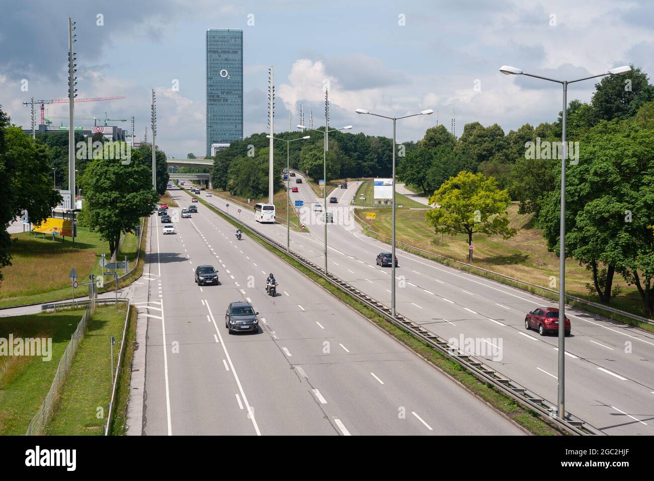 High rise building expressway and transportation system hi-res stock ...