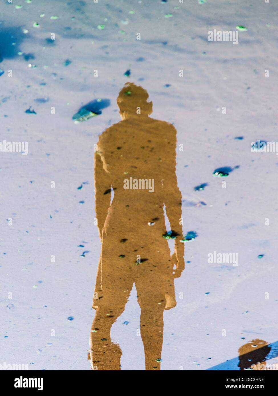 Reflection person in water water hi-res stock photography and images ...