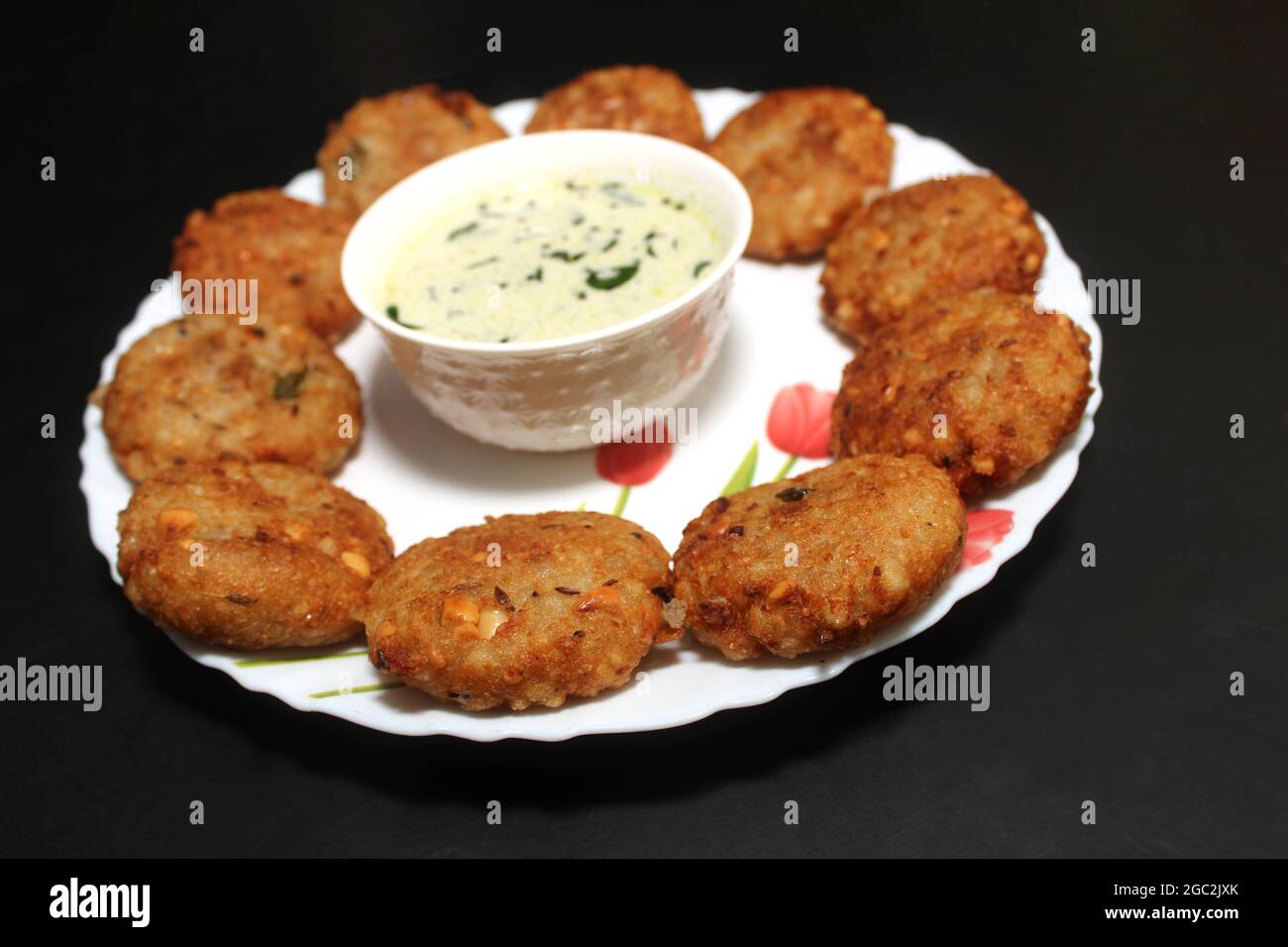 Sabudana vada or fried sago, Indian food for fast, The snacks of India ...