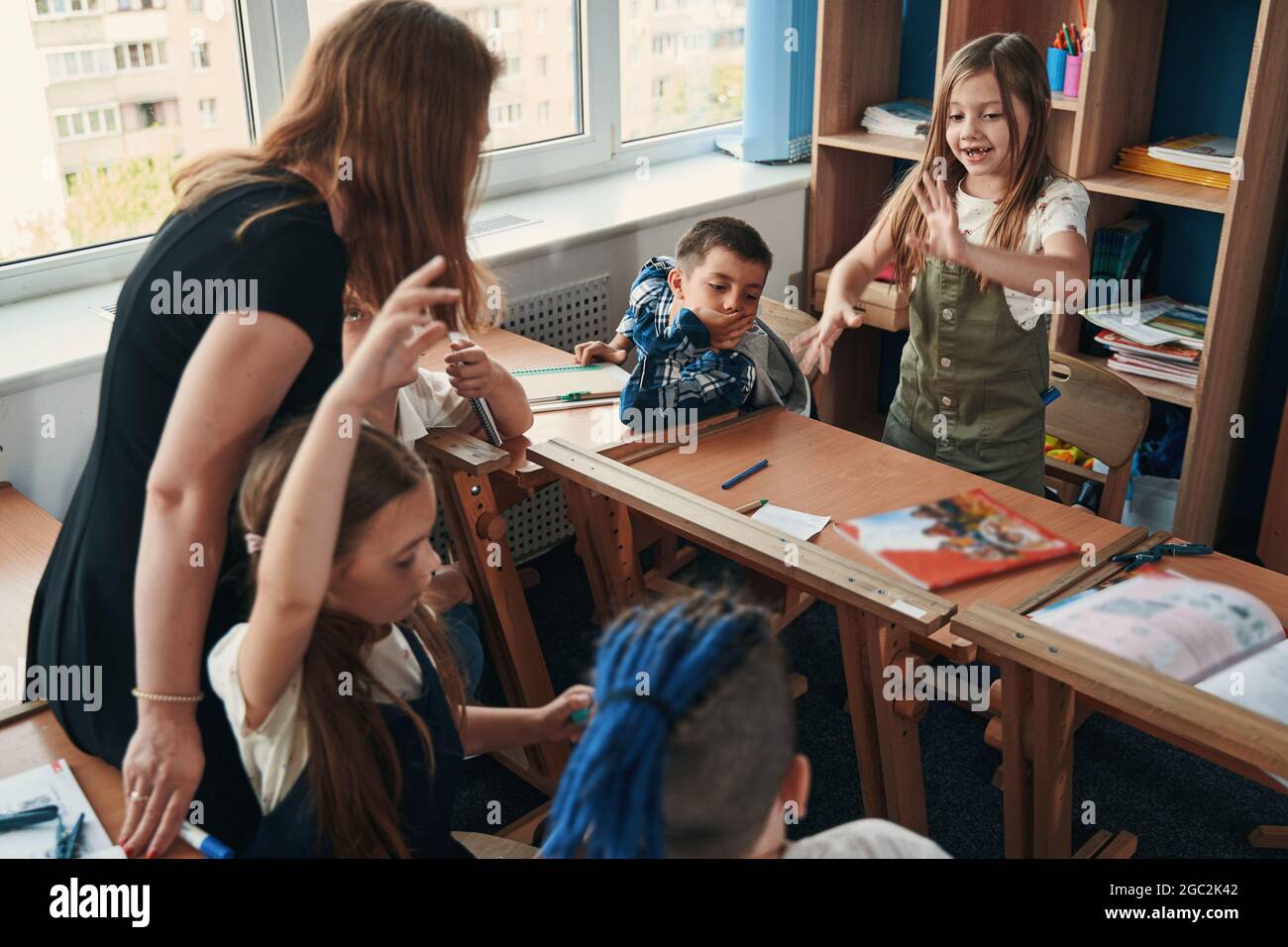 Kids feeling free to express themselves at school Stock Photo - Alamy