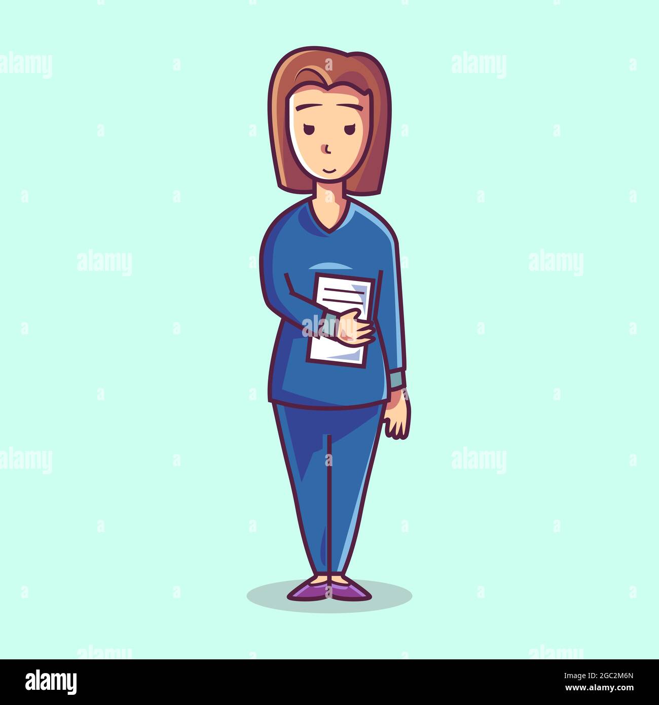 The nurse cartoon hi-res stock photography and images - Alamy