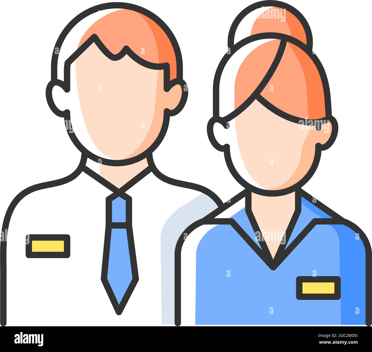 Man staff member Cut Out Stock Images & Pictures - Alamy