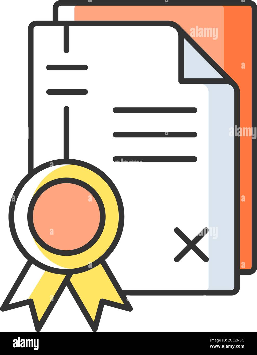 Patents RGB color icon Stock Vector Image & Art - Alamy