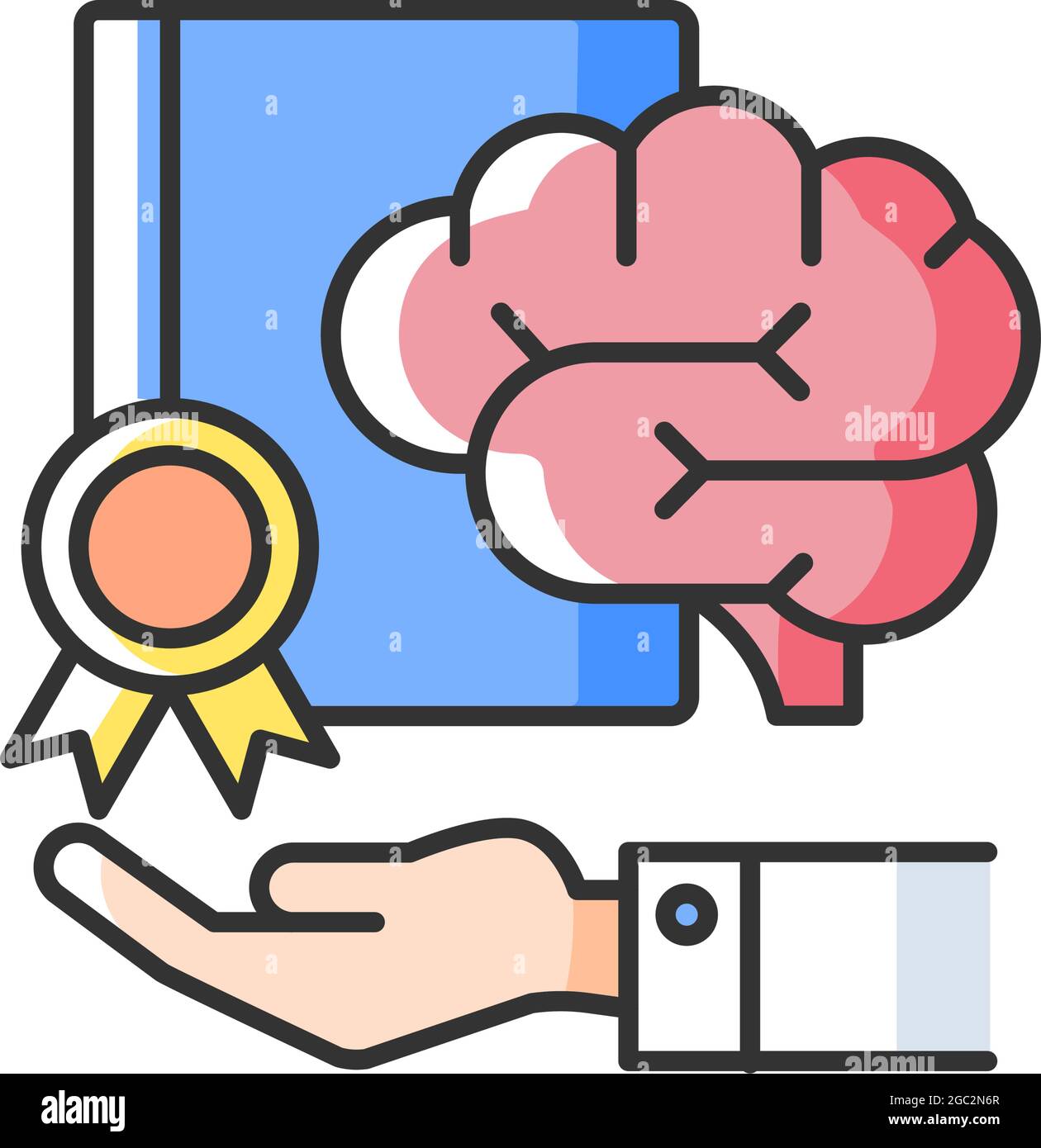 Corporate intellectual property RGB color icon Stock Vector Image & Art ...