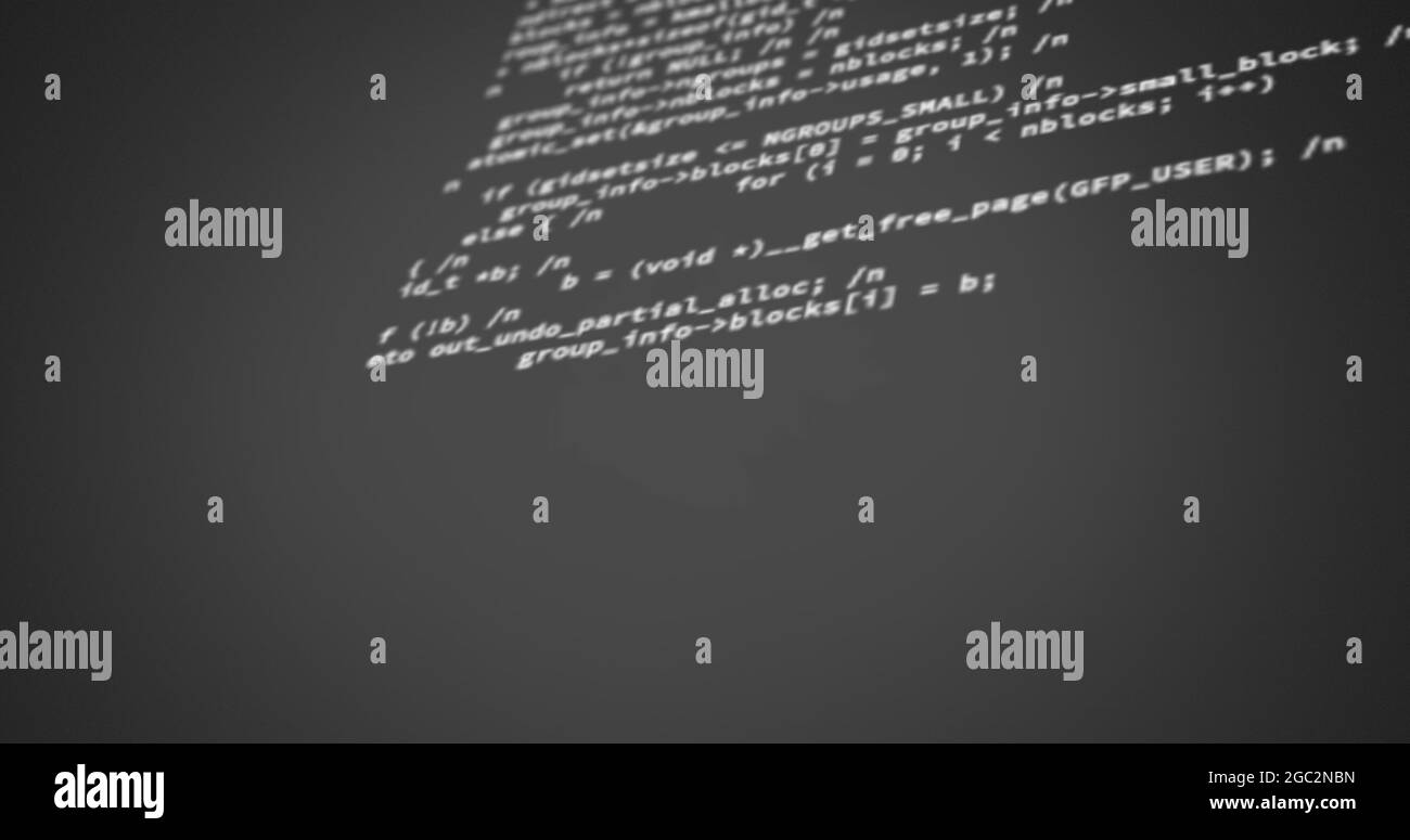 Digital image of computer interface and digital data processing against ...