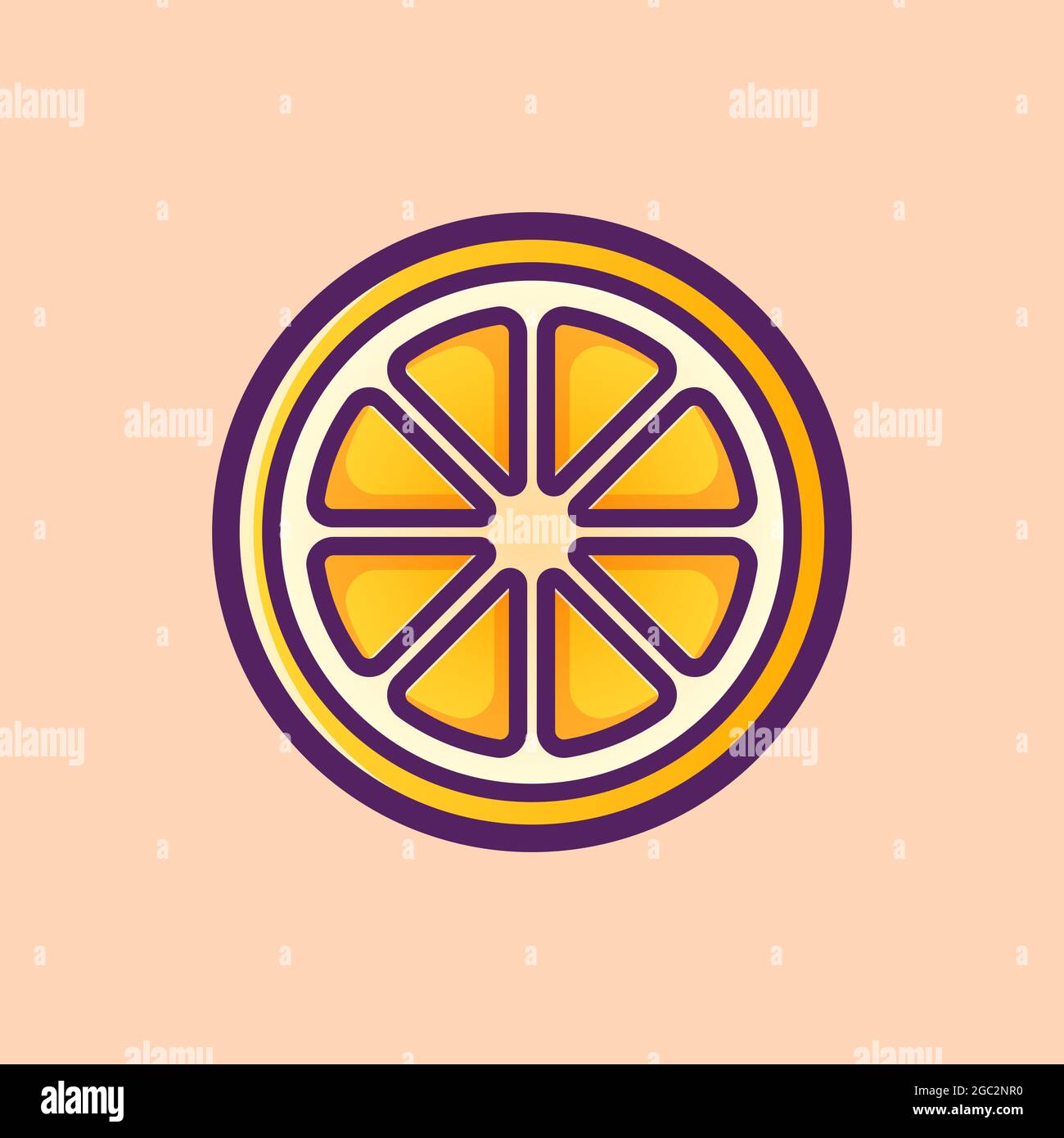 Split Lemon illustration. Cartoon icon style Stock Vector Image & Art ...