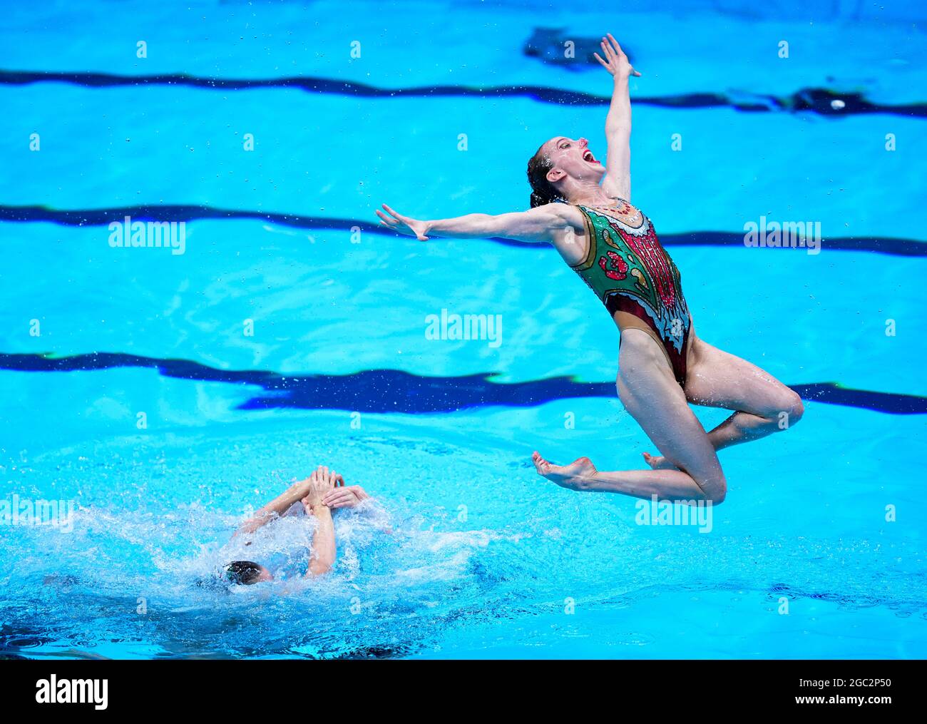 Tokyo, Japan. 6th Aug, 2021. Team ROC compete during the artistic ...