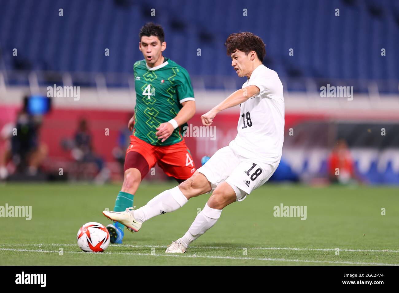 Saitama, Japan. 6th Aug, 2021. Ayase Ueda (JPN) Football/Soccer : Men's ...
